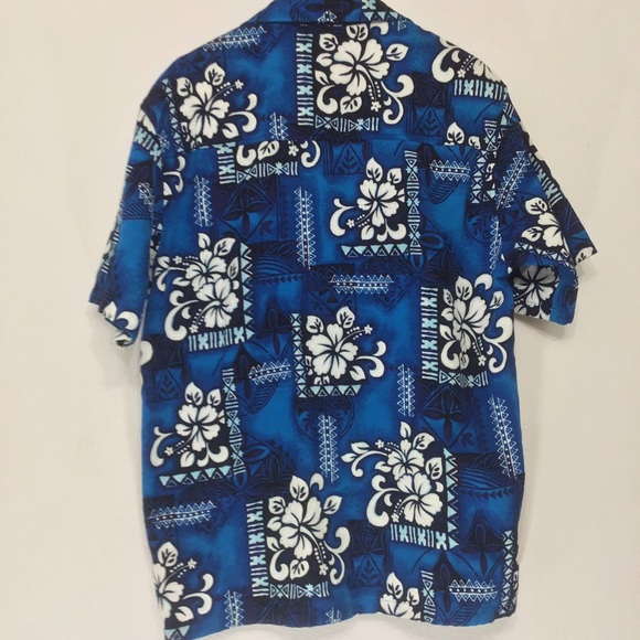 Bullhead | Shirts | Vintage Bullhead Men Hawaiian Blue Short Sleeve Xl ...